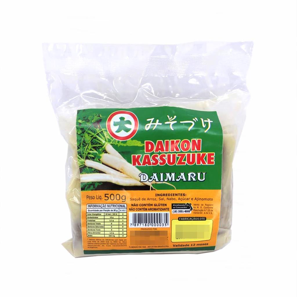 Conserva De Nabo Daimaru Daikon Kassuzuke 500g | Shopee Brasil