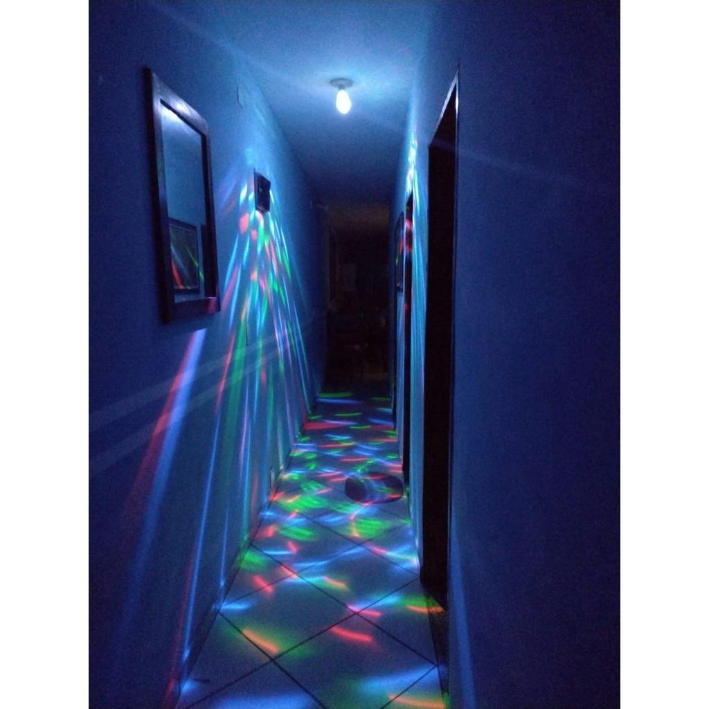 lampada led giratoria colorida para festas | Shopee Brasil