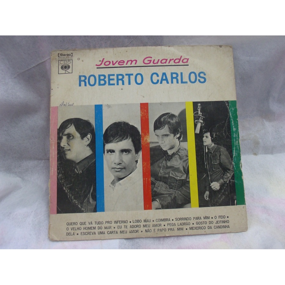 LP JOVEM GUARDA interprete ROBERTO CARLOS | Shopee Brasil