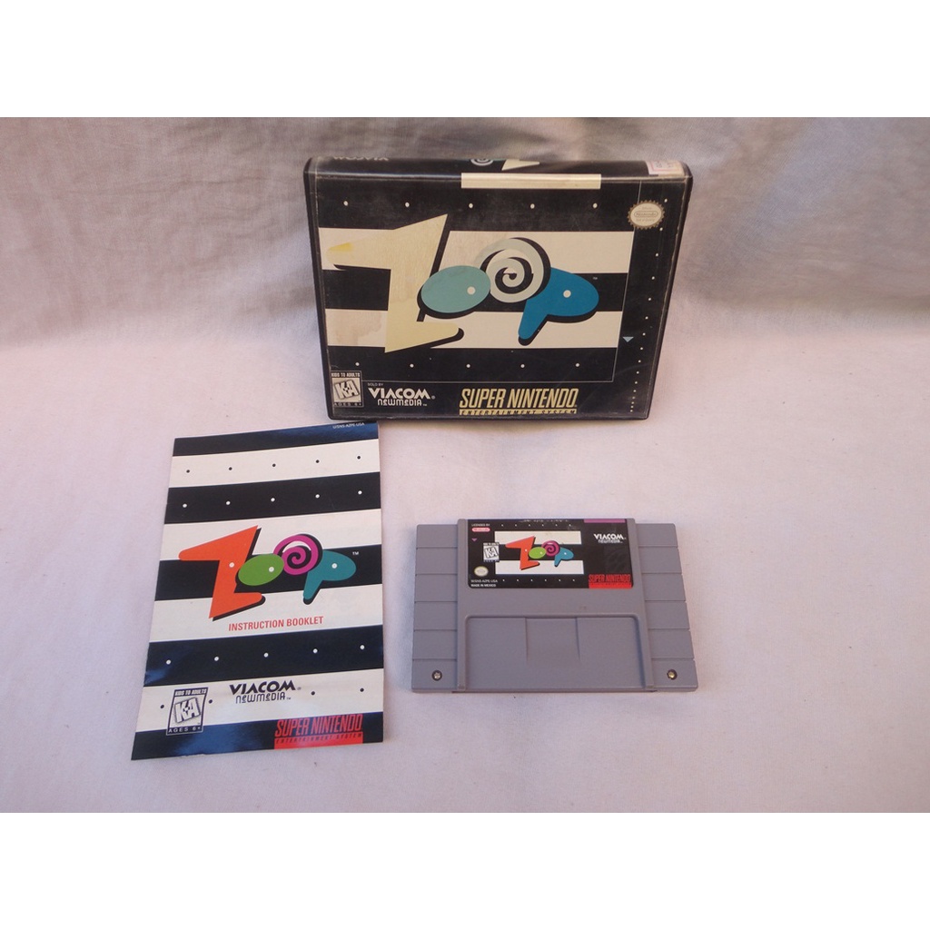 Zoop Original P/ Snes + Manual Original + Caixa De Locadora | Shopee Brasil