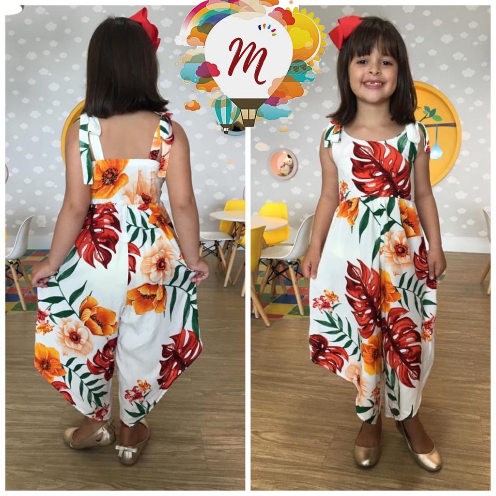 Macacão Longo (Milly Moda Infantil) | Shopee Brasil