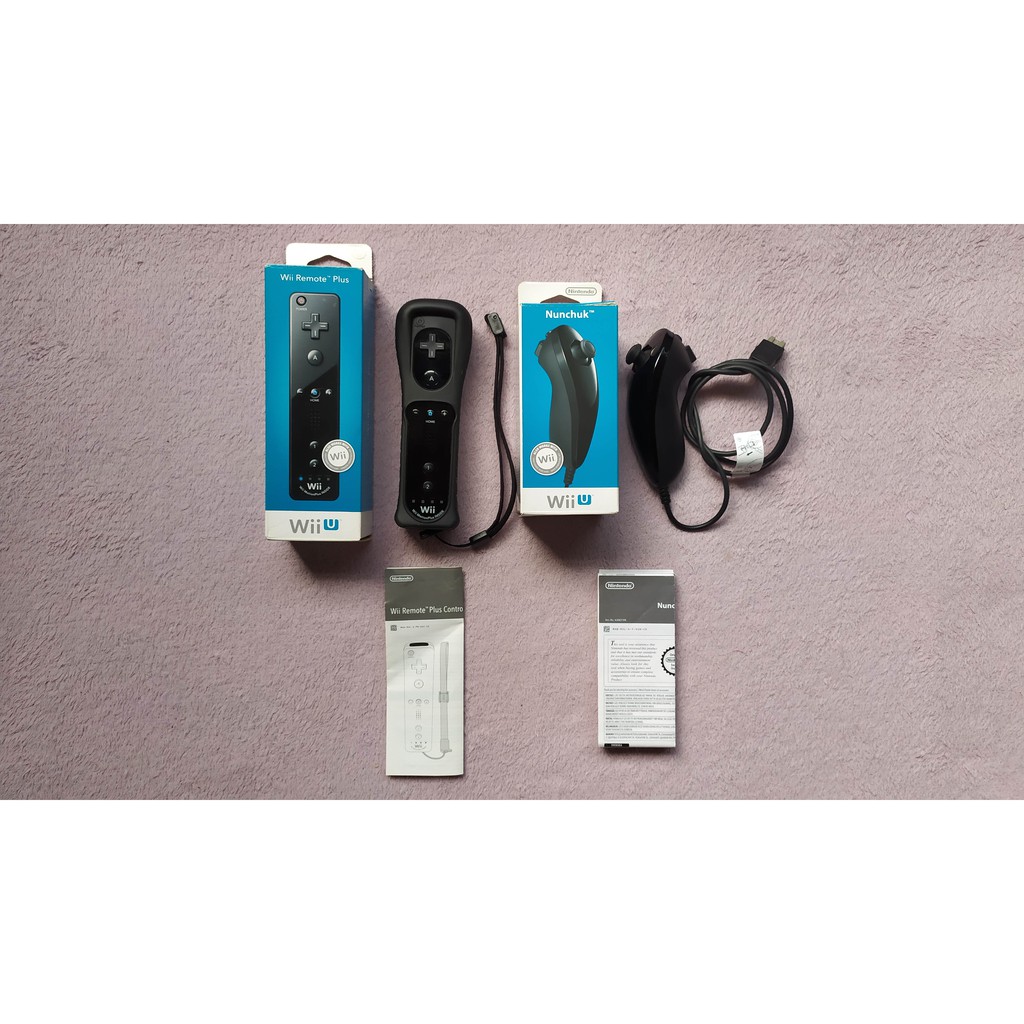 Nintendo Wii - Wii Remote Motion Plus Inside + Nunchuck Originais ...