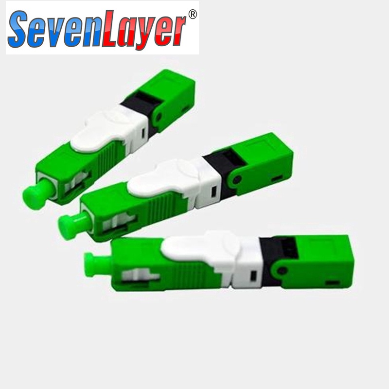 Esc250D Ftth Sc Apc （10pcs）Fibe Conector De Fibra Óptica Sc Ftth Conector De Engate Rápido De ...