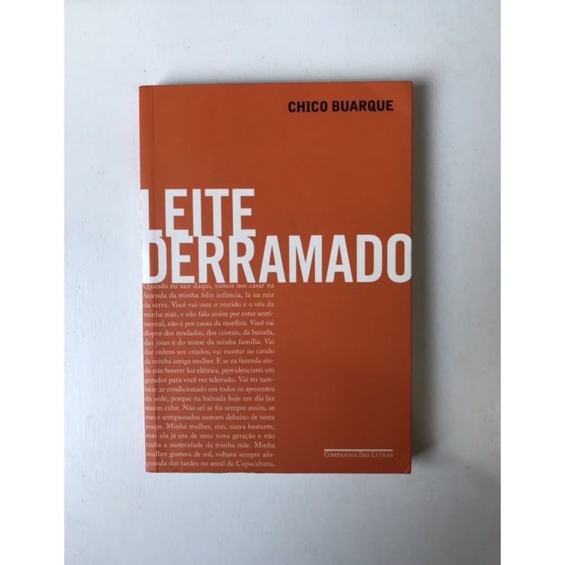 Leite derramado - Chico Buarque (capa comum) | Shopee Brasil