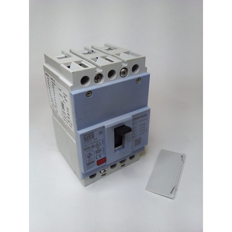 Disjuntor Caixa Moldada DWB160 B In 80A - DX - Weg | Shopee Brasil