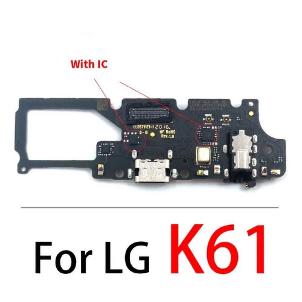 Placa De Carga Com Microfone E P2 Lg K61 Pronta Entrega | Shopee Brasil