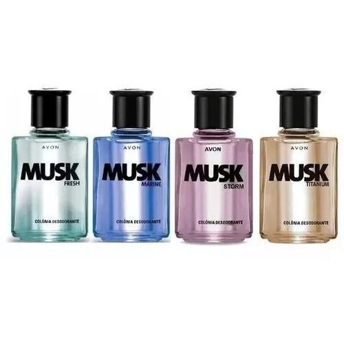 Perfume Masculino Musk Colônia Desodorante Avon 90ml - Original ...