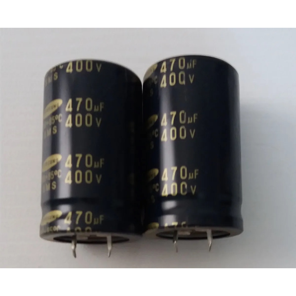 capacitor eletrolítico 470uf x 400v samsung | Shopee Brasil
