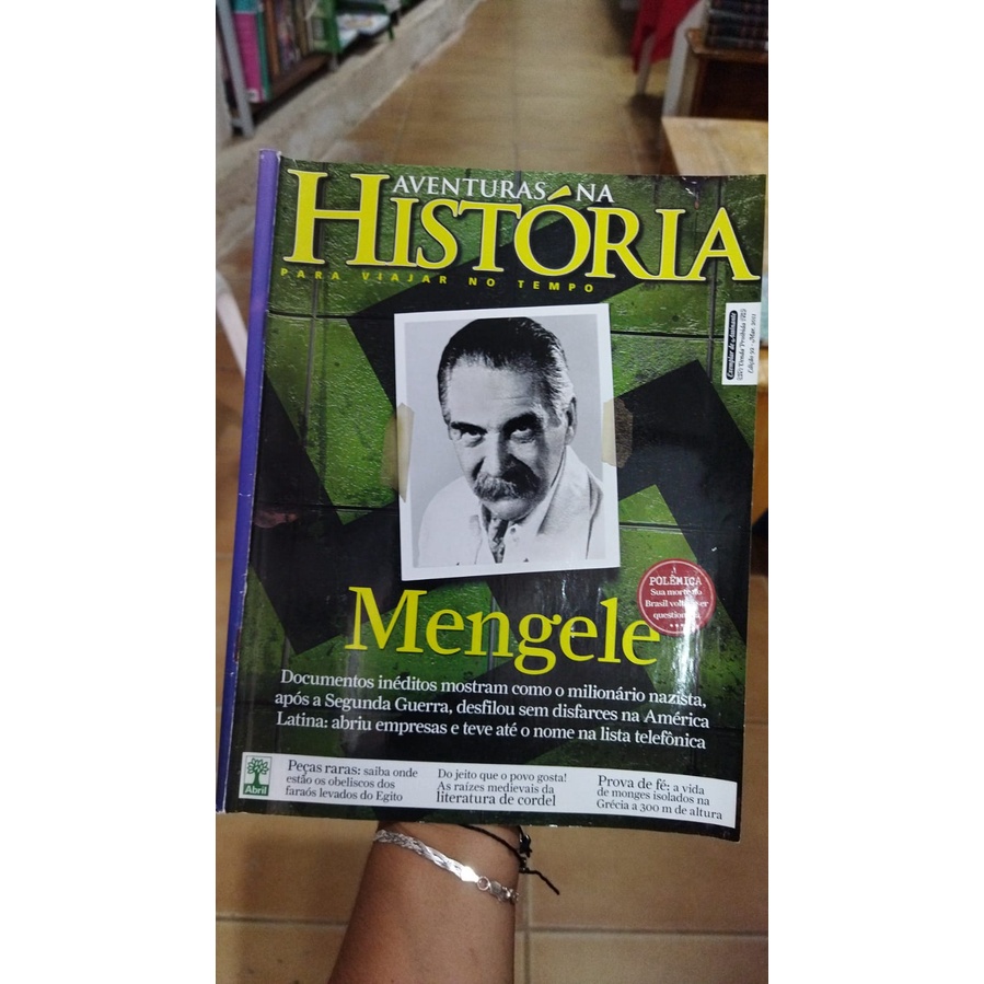 Revista A venturas na História - Mengele | Shopee Brasil