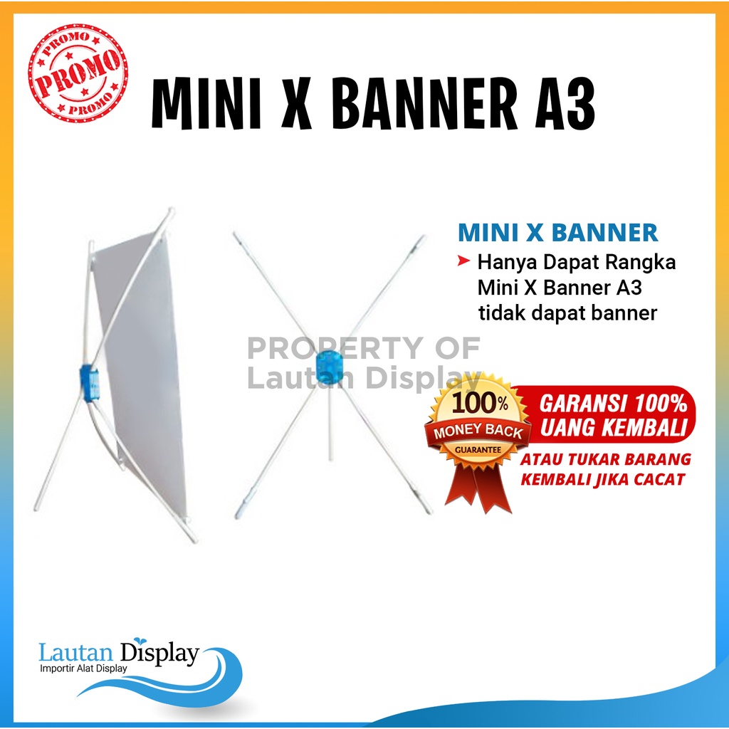MINI X BANNER Para A3 STanding Tabble , Pequeno Suporte Promocional ...