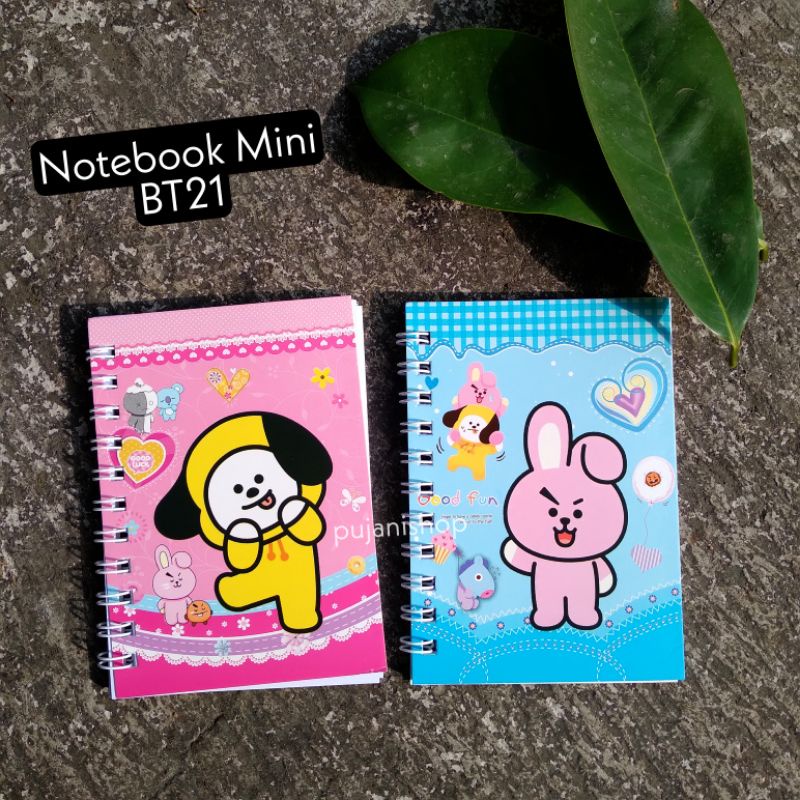 Notebook MINI BT21 BTS COOKY CHIMMY TATA | Shopee Brasil