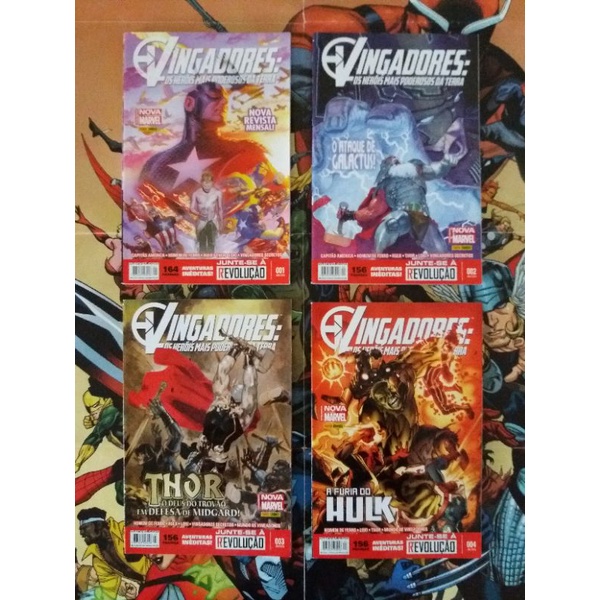 Hq Vingadores Os Heróis Mais Poderosos Da Terra 01 Ao 13 13