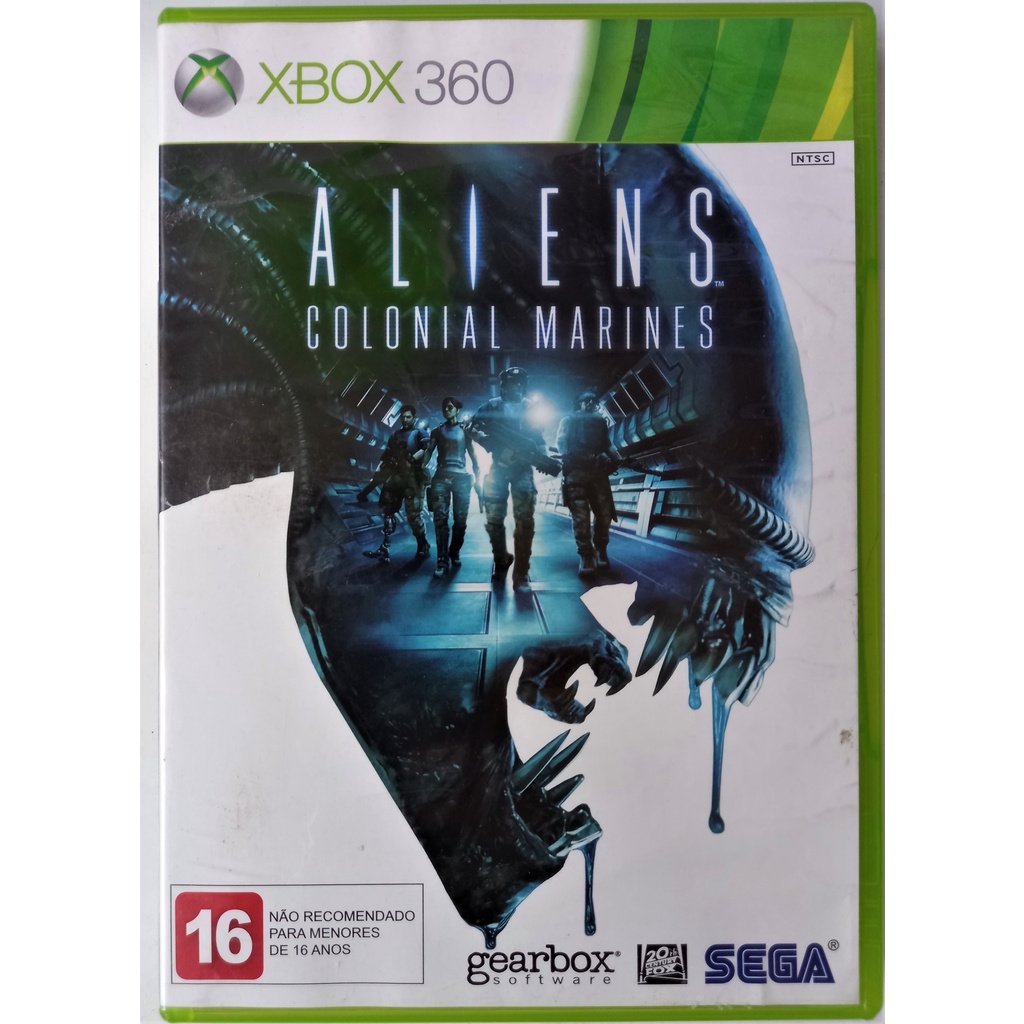 JOGO ALIENS COLONIAL MARINES ORIGINAL XBOX 360 MIDIA FISICA CD ...