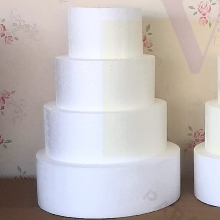 1 Kit 20,25,30,35 x 12 - T2 Bases de Isopor para Bolo Fake | Shopee Brasil