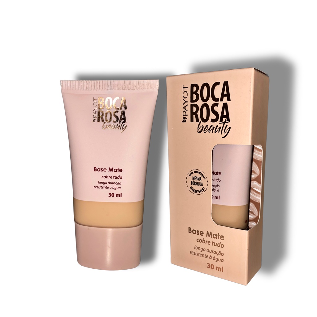 Base Matte Longa Duração Boca Rosa | Shopee Brasil