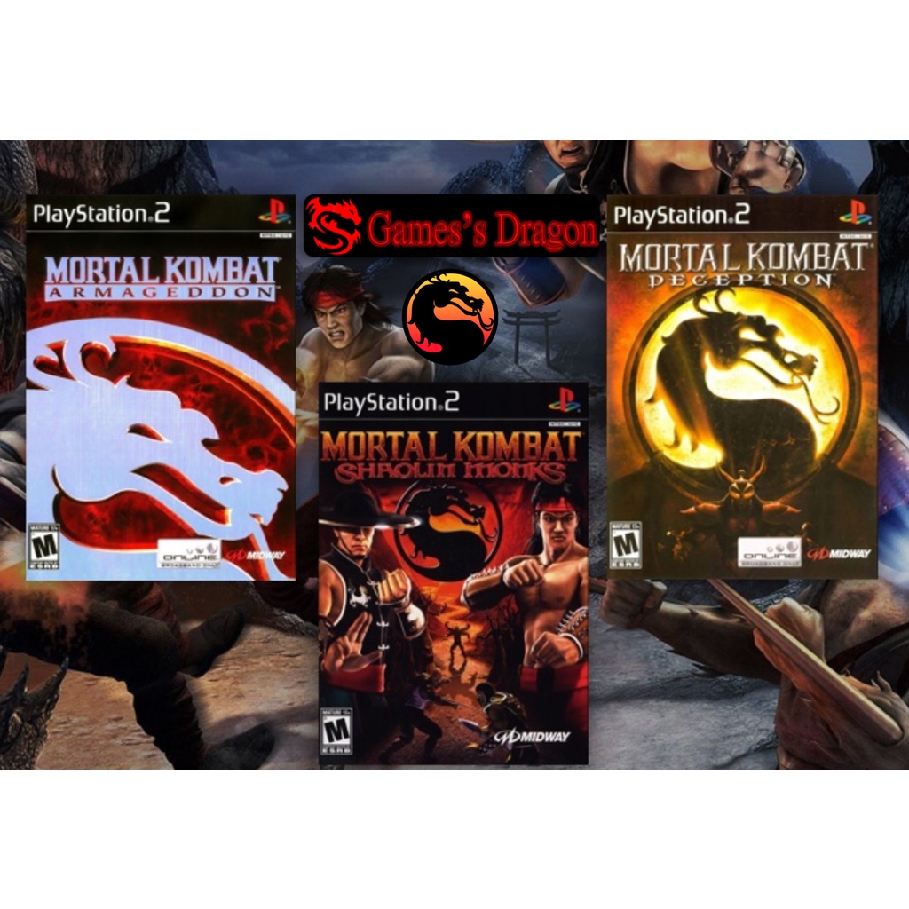 Coleção de Mortal Kombat - Jogos para PS2/Play 2/PlayStation 2 ...