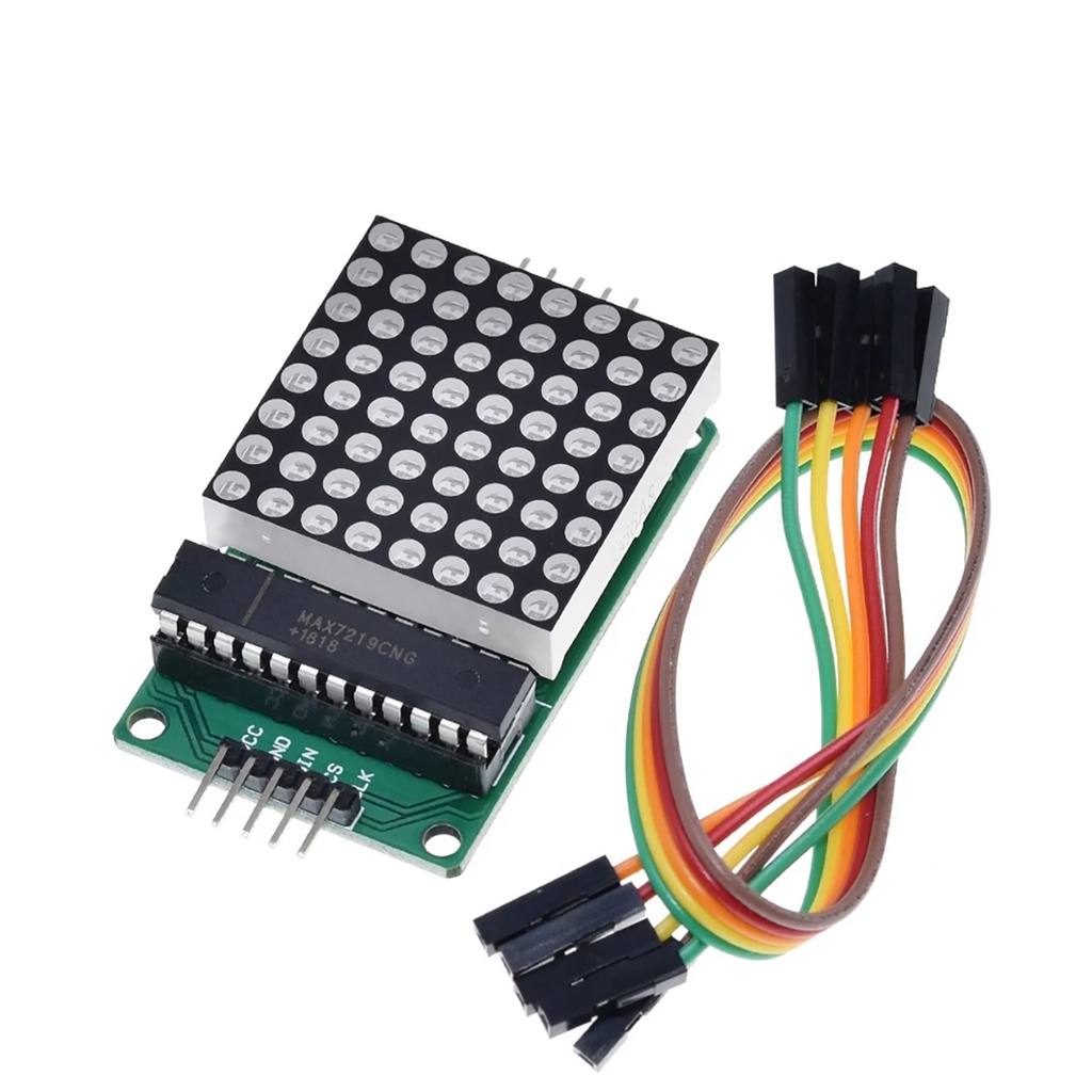 Display Matriz De Led 8x8 Com Chip Max7219 Arduino | Shopee Brasil