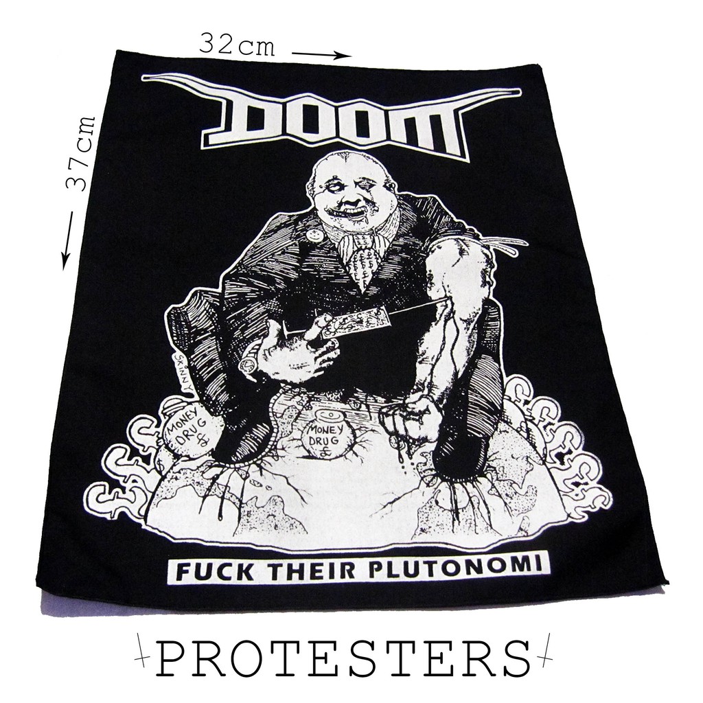 BACKPATCH Punk DOOM CRAST | Shopee Brasil
