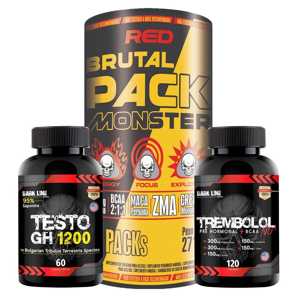 Kit Animal Brutal Pack 30pak Gh 60cap Trembolol 120cap | Shopee Brasil