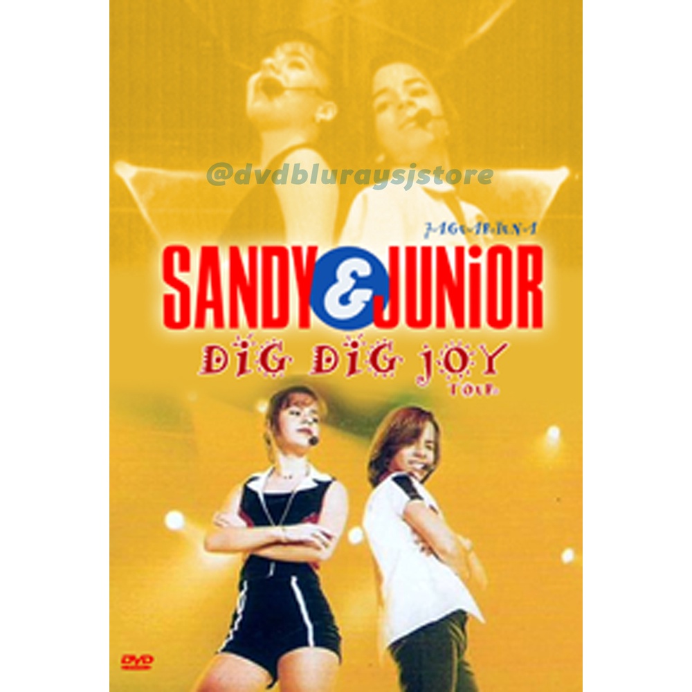 DVD Sandy e Junior Show Programa Especial TV Manchete Tour Dig Dig Joy ...