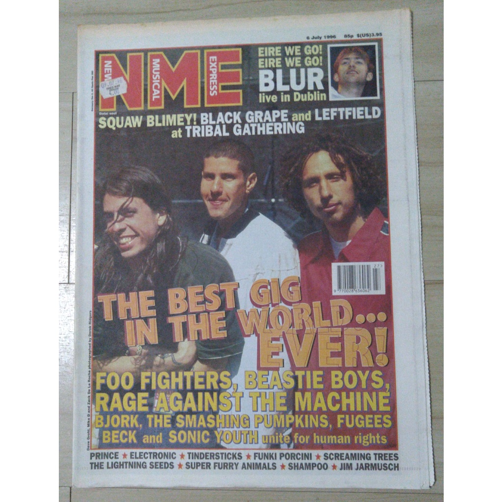 Revista Nme New Musical Express 6 July 1996 Foo Fighters Beastie Boys ...