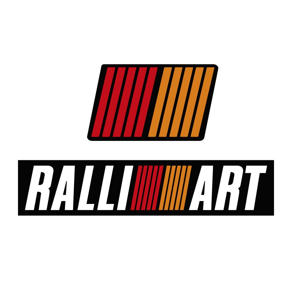 kit Emblema Compatível Ralliart Triton Pajero Lancer ASX Resinado ...