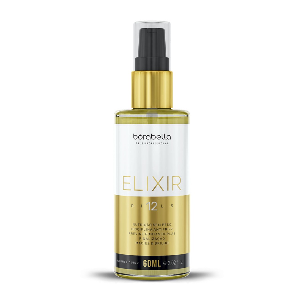 Elixir 12 Oils Capilar Borabela Finalizador Profissional 60g | Shopee Brasil
