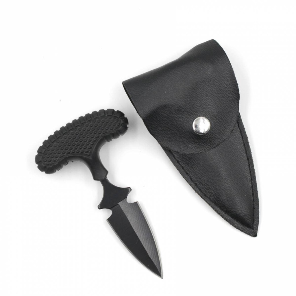 Mini Faca t-dagger em aço e com bainha e corrente de pescoço | Shopee ...