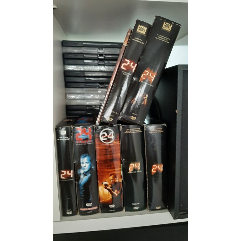 Coleção Completa DVDs Série 24 Horas com Kiefer Sutherland (Jack Bauer ...
