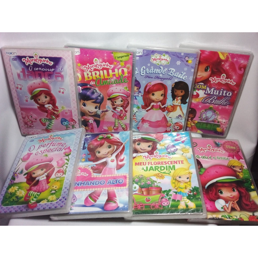 dvd coleção moranguinho 8 dvds originais lacrados | Shopee Brasil
