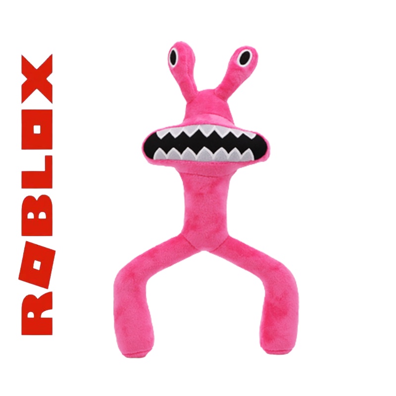 Roblox Rainbow Friends Pink Frog Plush Toy Boneca De Pelúcia Macia E ...