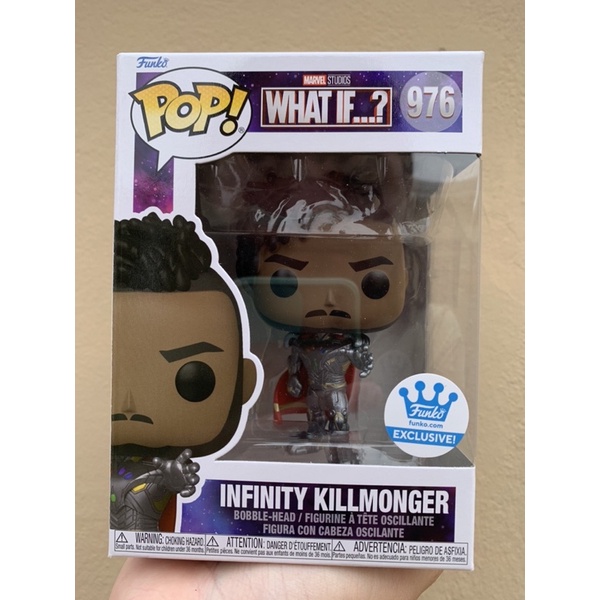 Funko pop! Marvel What if…?- Infinity Killmonger #976 Funko shop ...