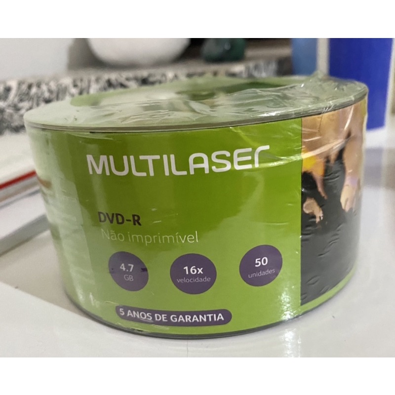 50 DVDs Multilaser novos, na embalagem lacrada | Shopee Brasil