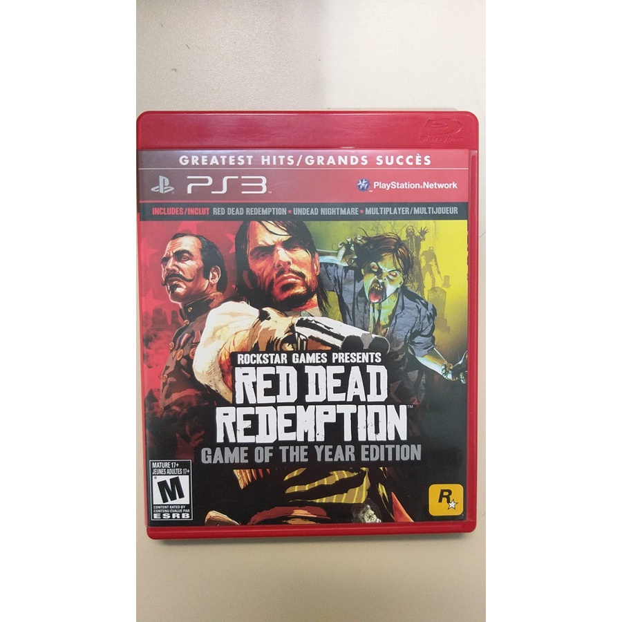 Red Dead Redemption Game of the Year PS3 completo | Shopee Brasil