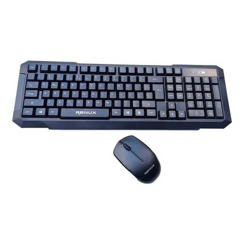 Teclado E Mouse Sem Fio Renux Wireless 2.4ghz/pronta Entrega | Shopee ...