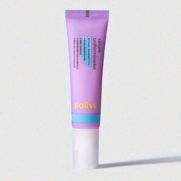 Sérum Facial creme clareador antimanchas com Retinol Vegano Sallve 35g ...