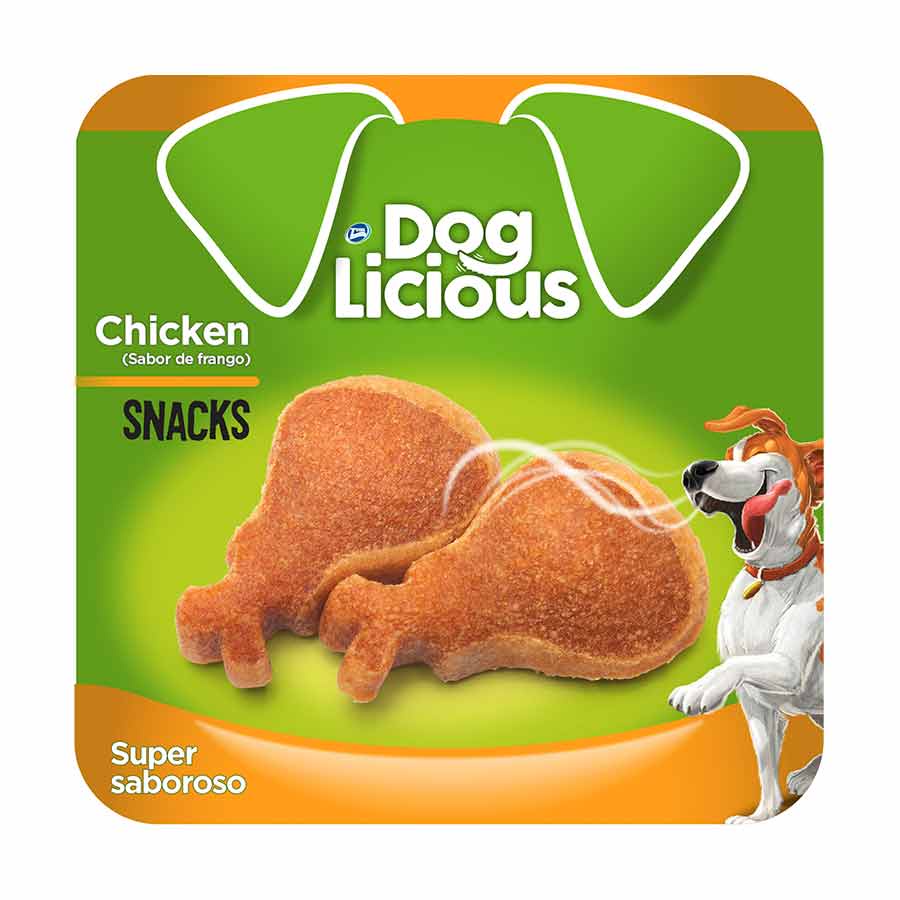 DOGLICIOUS SNACKS SABORES, CHICKEN, T-BONE, DENTAL FRESH, TRAINING 65g ...