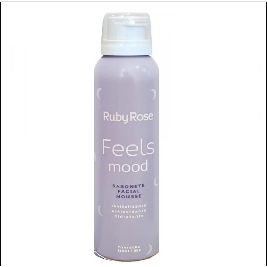 Sabonete Facial Mousse Feels Mood - Ruby Rose | Shopee Brasil