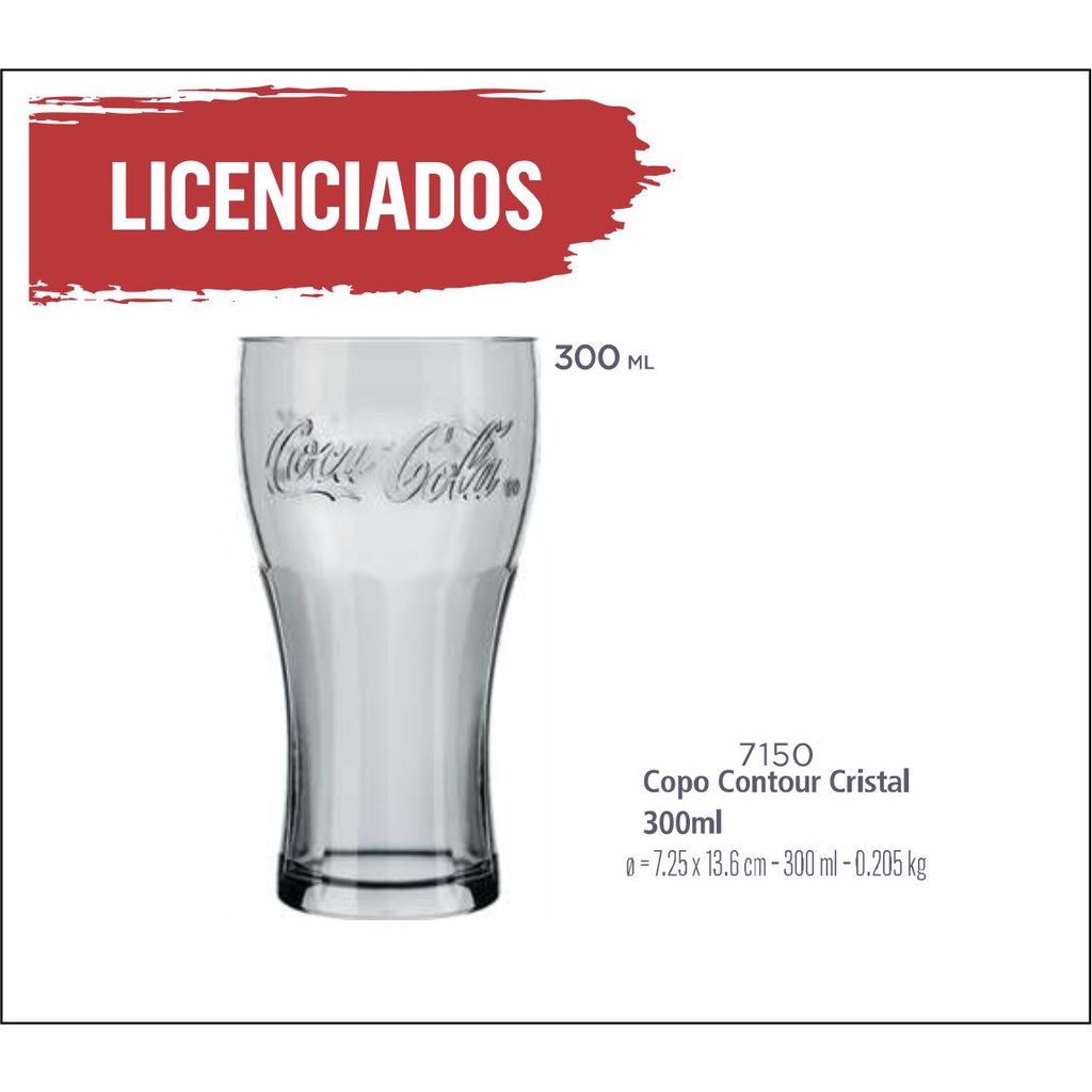 Copo Refrigerante Suco Coca-Cola 300 Ml De Vidro | Shopee Brasil