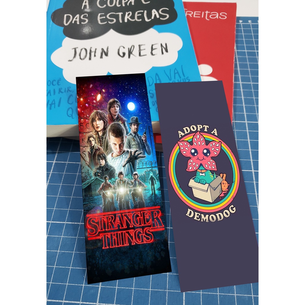 Marcador De Página Personalizado Stranger Things Livros Com Fotos E ...