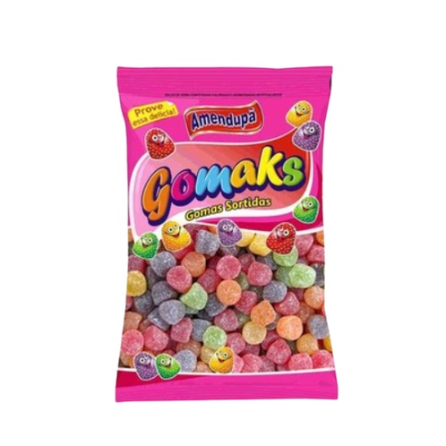 Bala Gomarks Pacote 400g Alta Qualidade Colorida Festa | Shopee Brasil