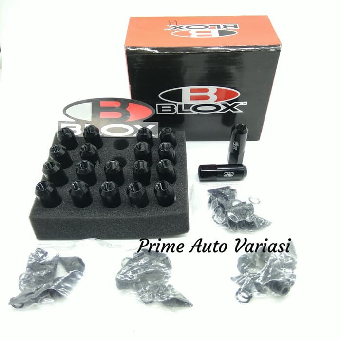 Nova Lugut Blox / Lug Blox Nut / Blox Parafuso Das Rodas / Cor Preta ...