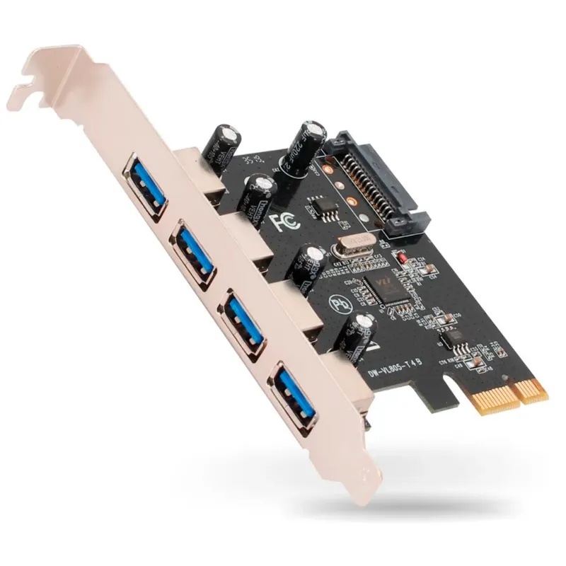 Placa Usb 3.0 4 Portas Pci Express Pci-e Ate 5gbps Kp-t102 | Shopee Brasil