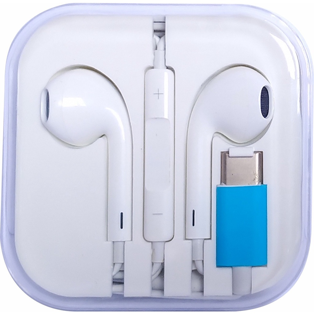 Fone Ouvido Type C Tipo C Entrada USB Estéreo com Microfone | Shopee Brasil