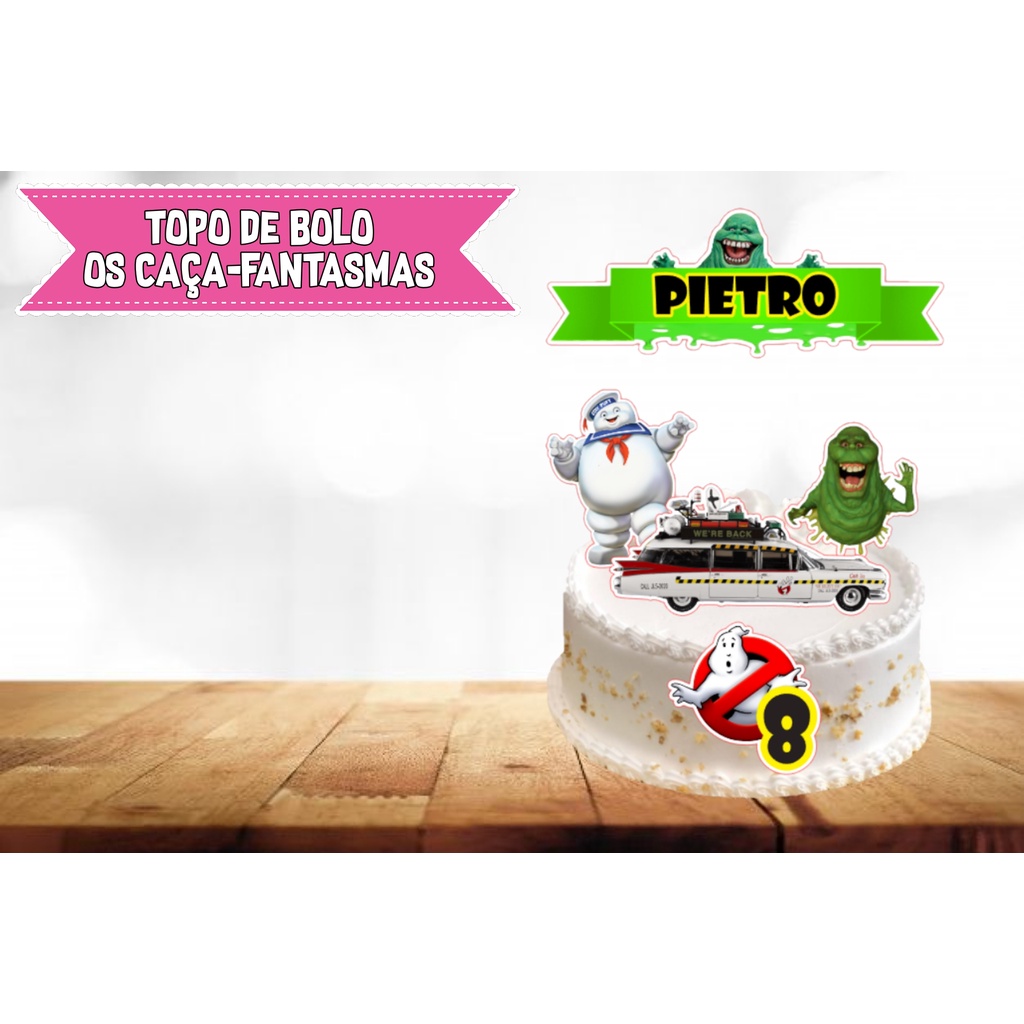 Topo de Bolo Personalizado - Decoração - Topper - Tema Os Caça ...