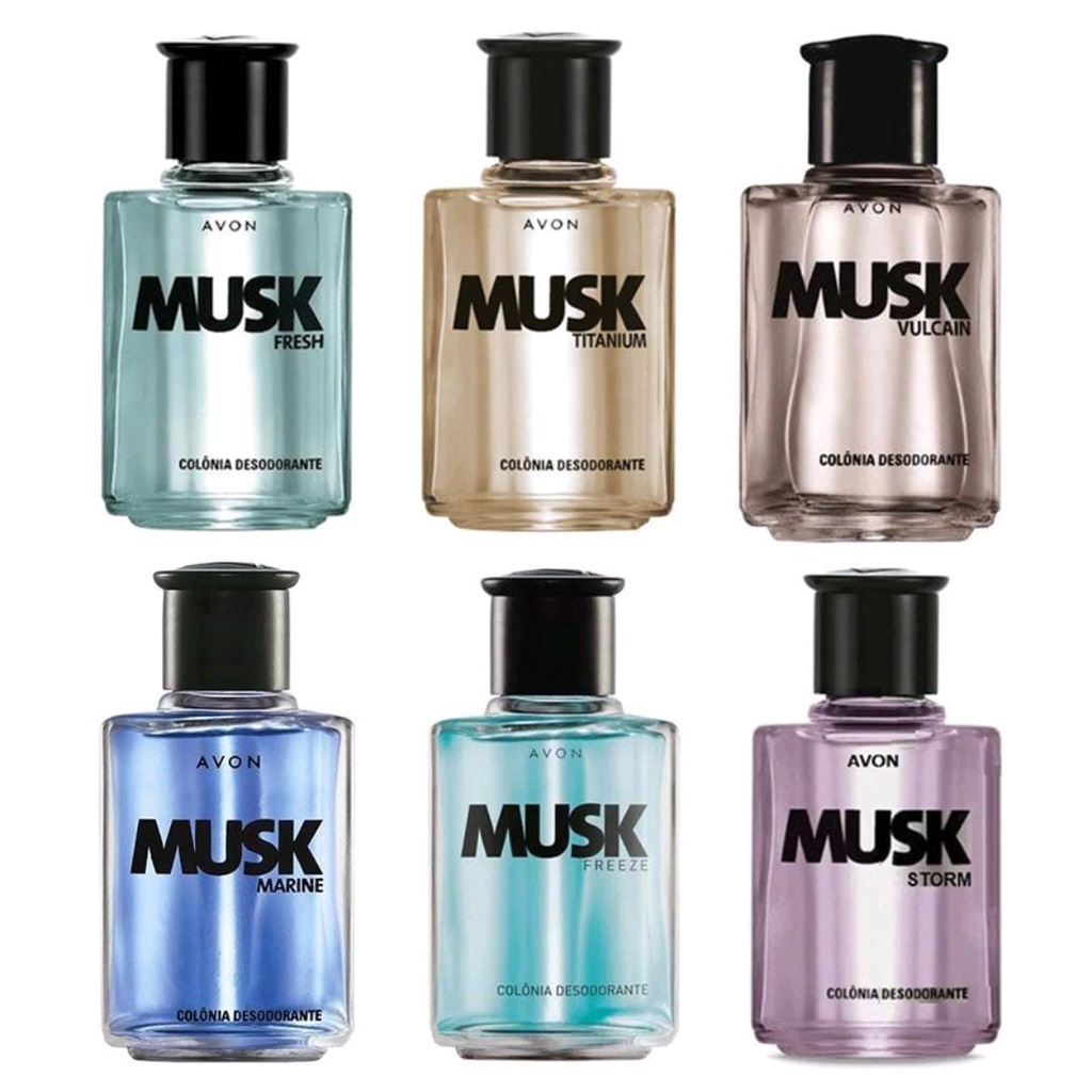 Colônia Masculina Musk 90ml Avon | Shopee Brasil