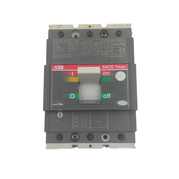 Disjuntor Caixa Moldada ABB Sace Tmax T2L 160 20A 690v | Shopee Brasil