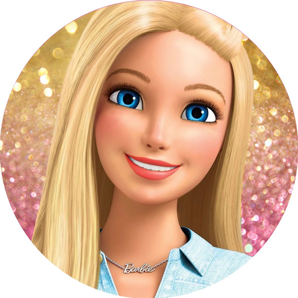 Painel Redondo Tecido Sublimado Barbie 1,30 | Shopee Brasil