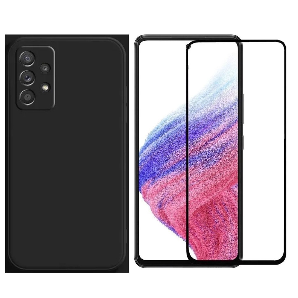 Capa Capinha Case Aveludada + Película de vidro 9D SAMSUNG GALAXY A53 5G | Shopee Brasil