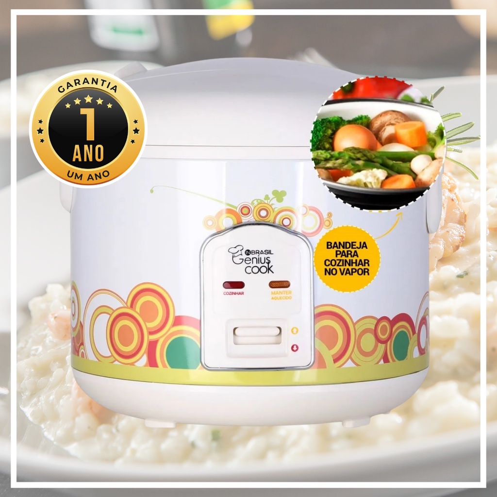 Panela Elétrica de Arroz - Arrozeira Elétrica - 1,8 litros ou 10 ...